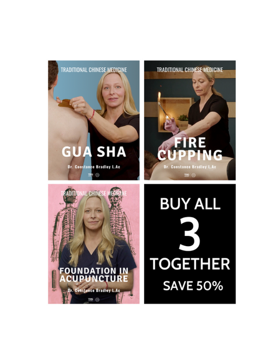 TCM Bundle | Gua Sha + Acupuncture Foundation + Fire Cupping